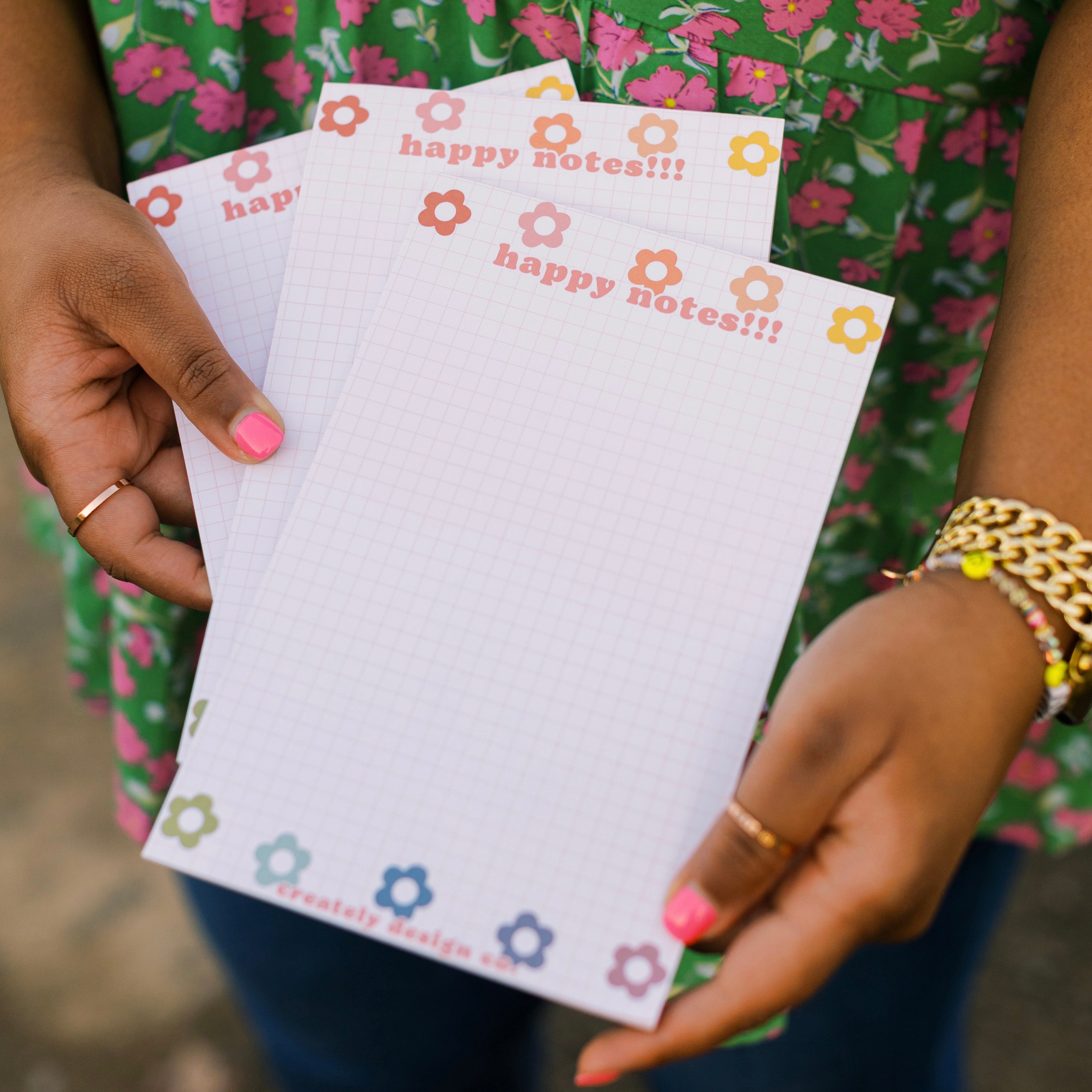 The Happy Notepad – Creately Design Co. LLC